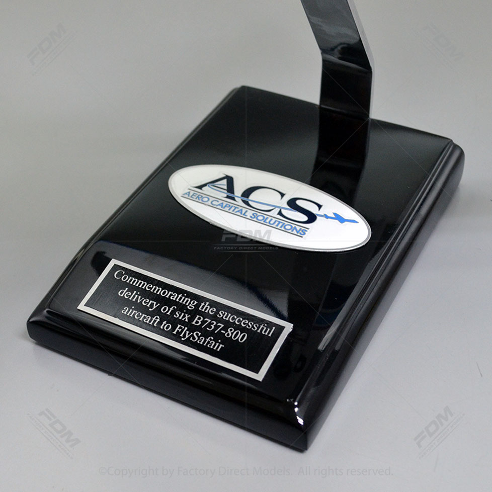 Custom-Built Boeing 737-8AS FlySafair Airplane Model | Factory Direct ...