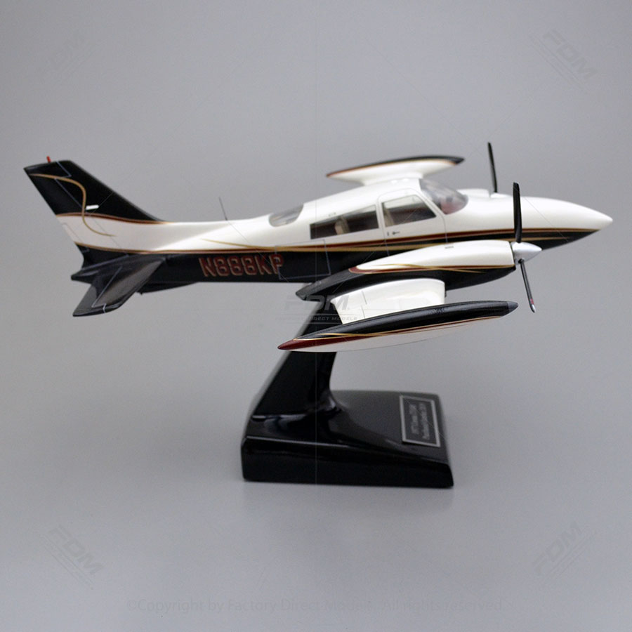 Custom-Built Cessna T-310R Airplane Model with a Detailed Interior ...