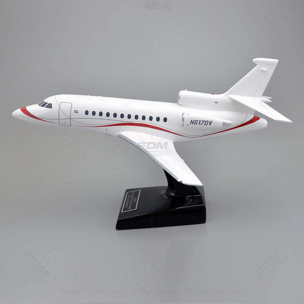 Custom-Built Dassault Falcon 900EX Airplane Model | Factory Direct Models