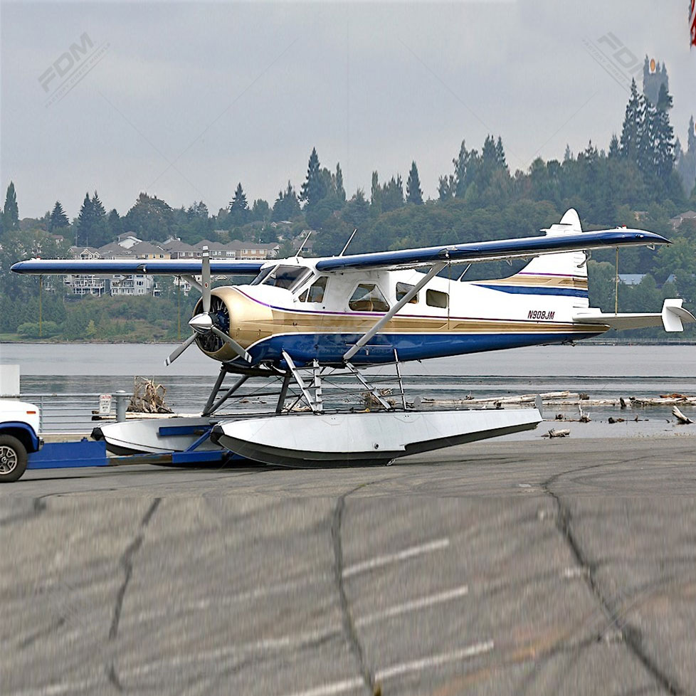 Custom-Built de Havilland U-6A Beaver Airplane Model | Factory Direct ...