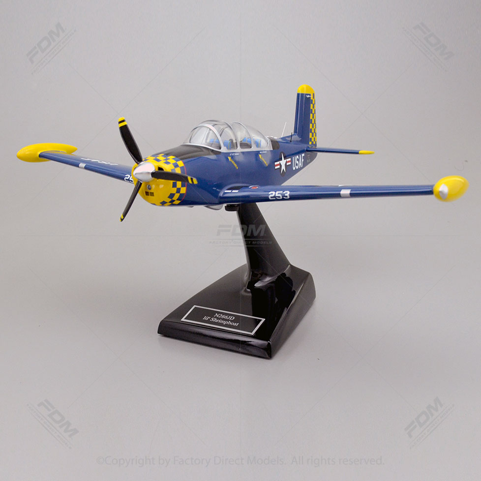 Custom-Built Beech T-34A Mentor Airplane Model with a Detailed Interior ...