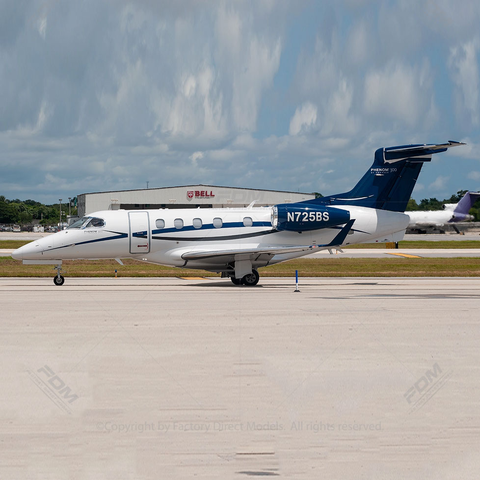 Custom-Built Embraer Phenom 300 Airplane Model | Factory Direct Models