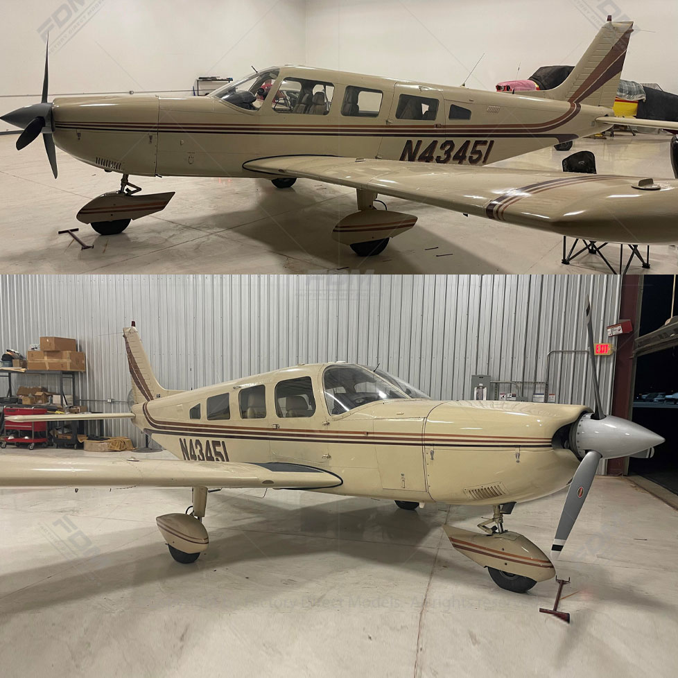 Custom-Built Piper PA-32-300 Cherokee Six 300 Airplane Model | Factory ...
