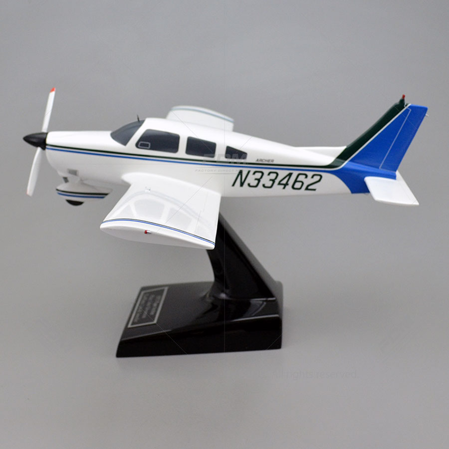 Custom-Built Piper PA-28-180 Cherokee Airplane Model | Factory Direct ...