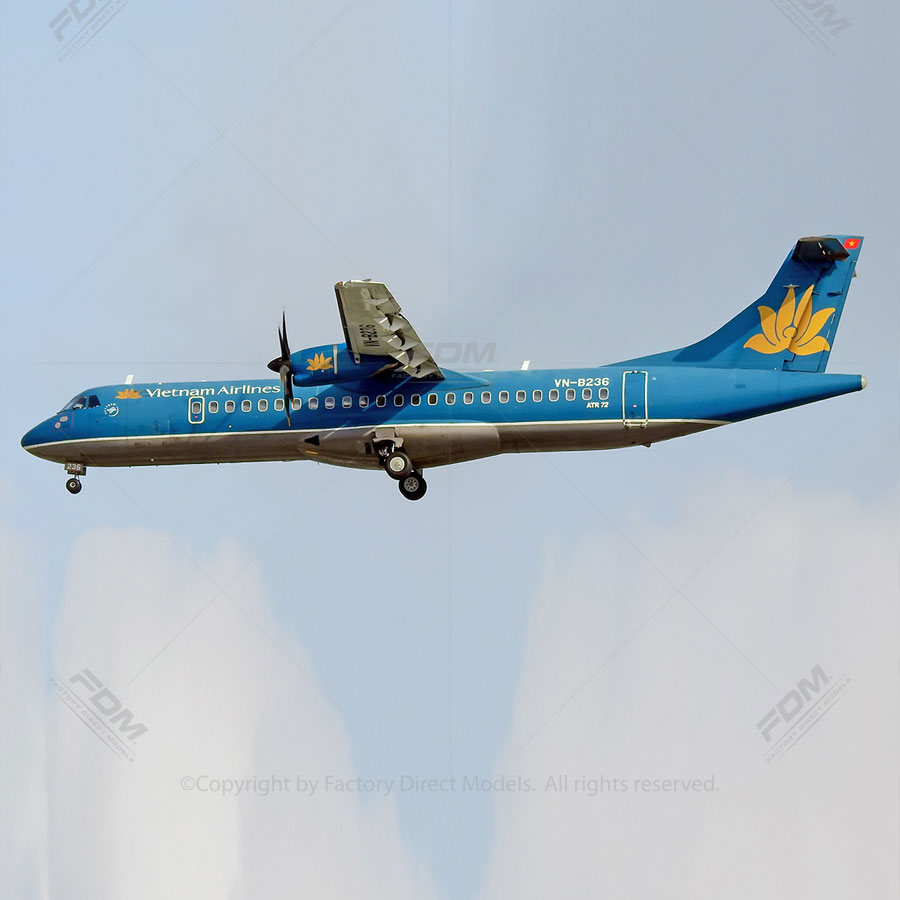 Custom-Built ATR 72-500 Vietnam Airlines Airplane Model | Factory ...