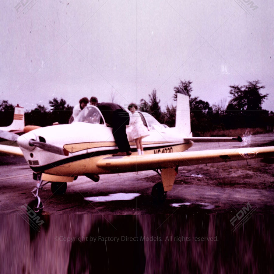 Custom-Built Beech T-34A Mentor Airplane Model with a Detailed Interior ...