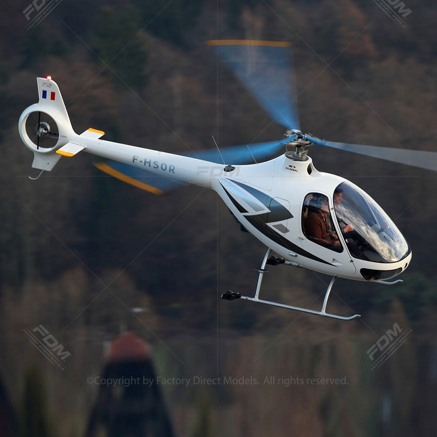Custom-Built Guimbal Cabri G2 Model Helicopter | Factory Direct Models