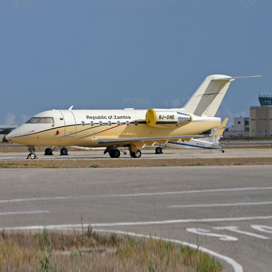 Custom-Built Bombardier Challenger 604 Zambian Model Airplane | Factory ...