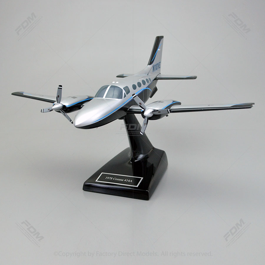 Custom-Built Cessna 414A Chancellor Model Plane | Factory Direct Models