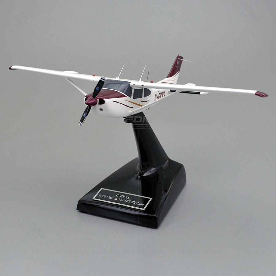 Custom-Built Cessna R182 Skylane RG Model Plane | Factory Direct Models