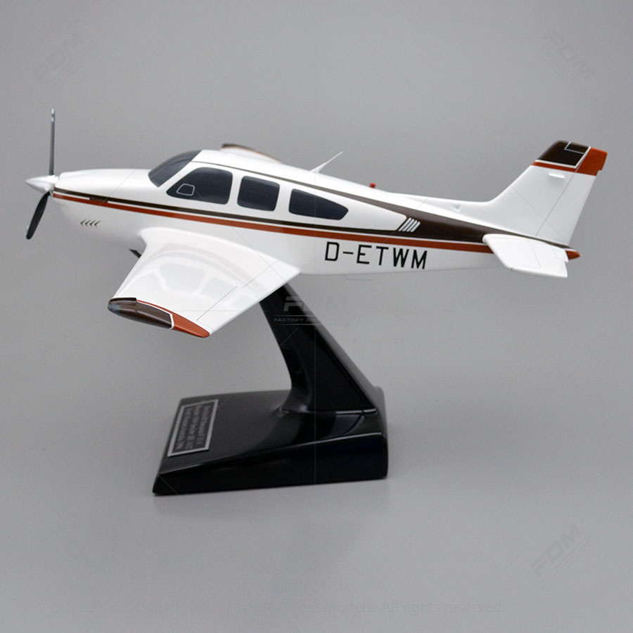 Custom-Made Beechcraft Bonanza F33A Model Plane | Factory Direct Models