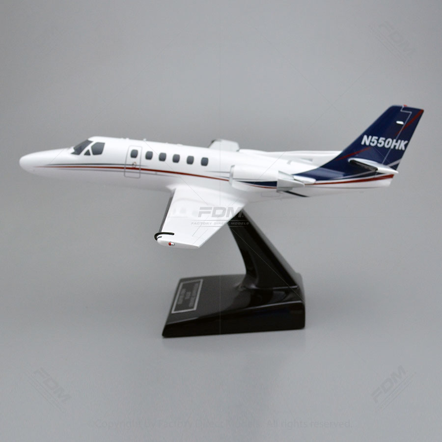 Custom-Made Cessna 550 Citation Bravo Model Plane | Factory Direct Models