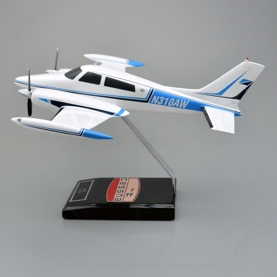Custom-Made Cessna 310P Model Plane | Factory Direct Models