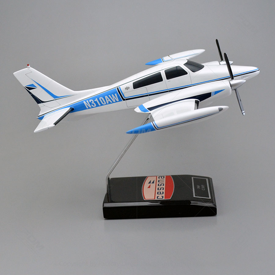 Custom-Made Cessna 310P Model Plane | Factory Direct Models