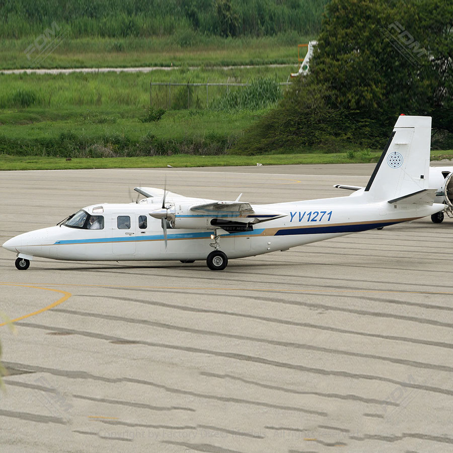 Custom-Made Aero Commander 690B Model Plane | Factory Direct Models