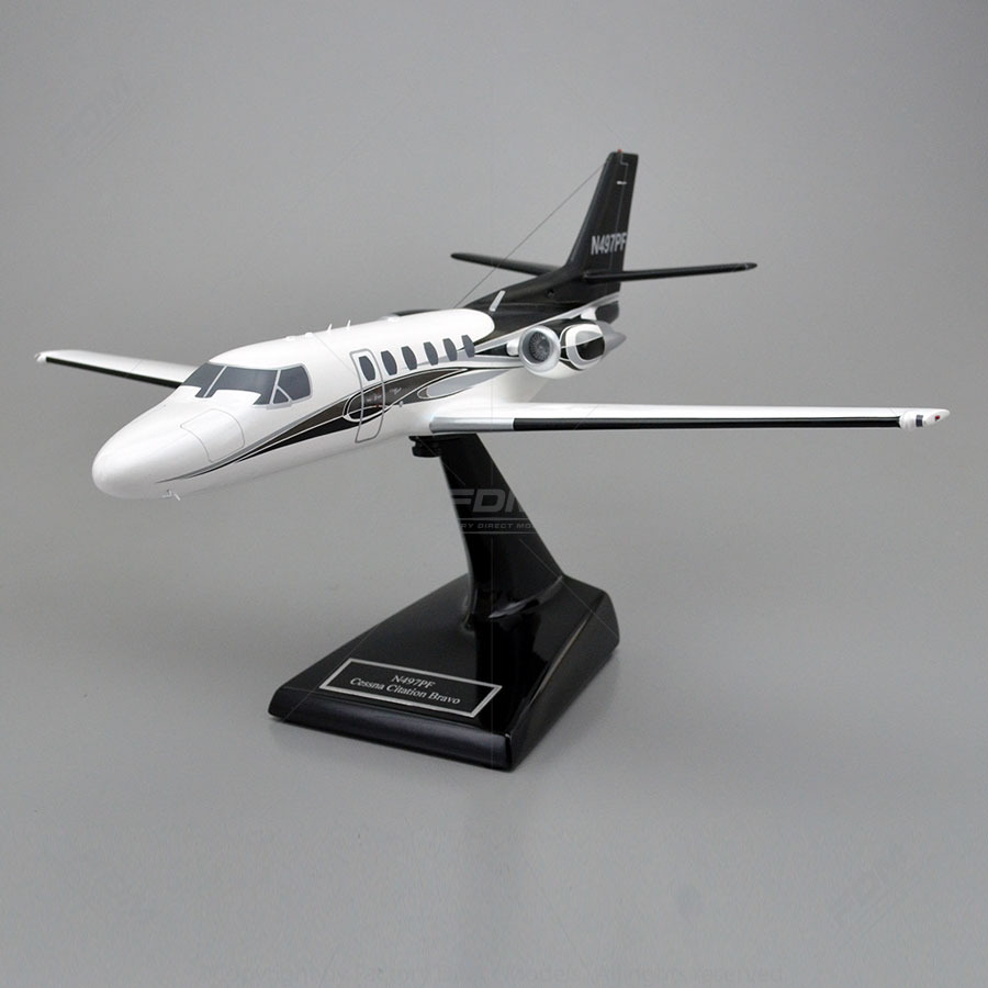 Custom-Made Cessna 550 Citation Bravo Model Plane | Factory Direct Models