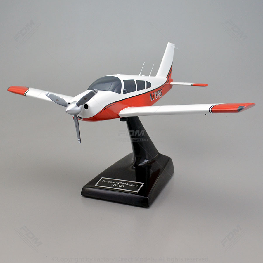 Custom-Made Piper PA-28R-200 Arrow Model Plane | Factory Direct Models