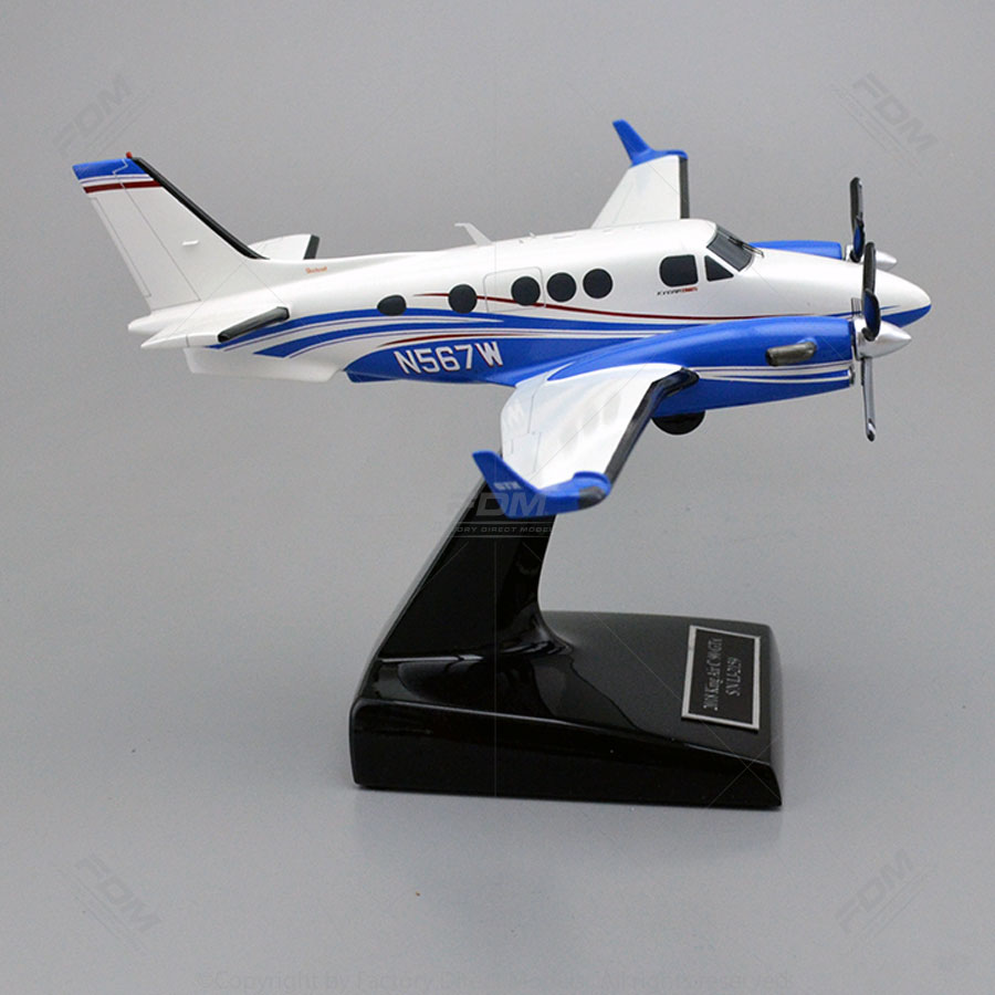 Custom-Made Beech C90GTx King Air Model Plane | Factory Direct Models