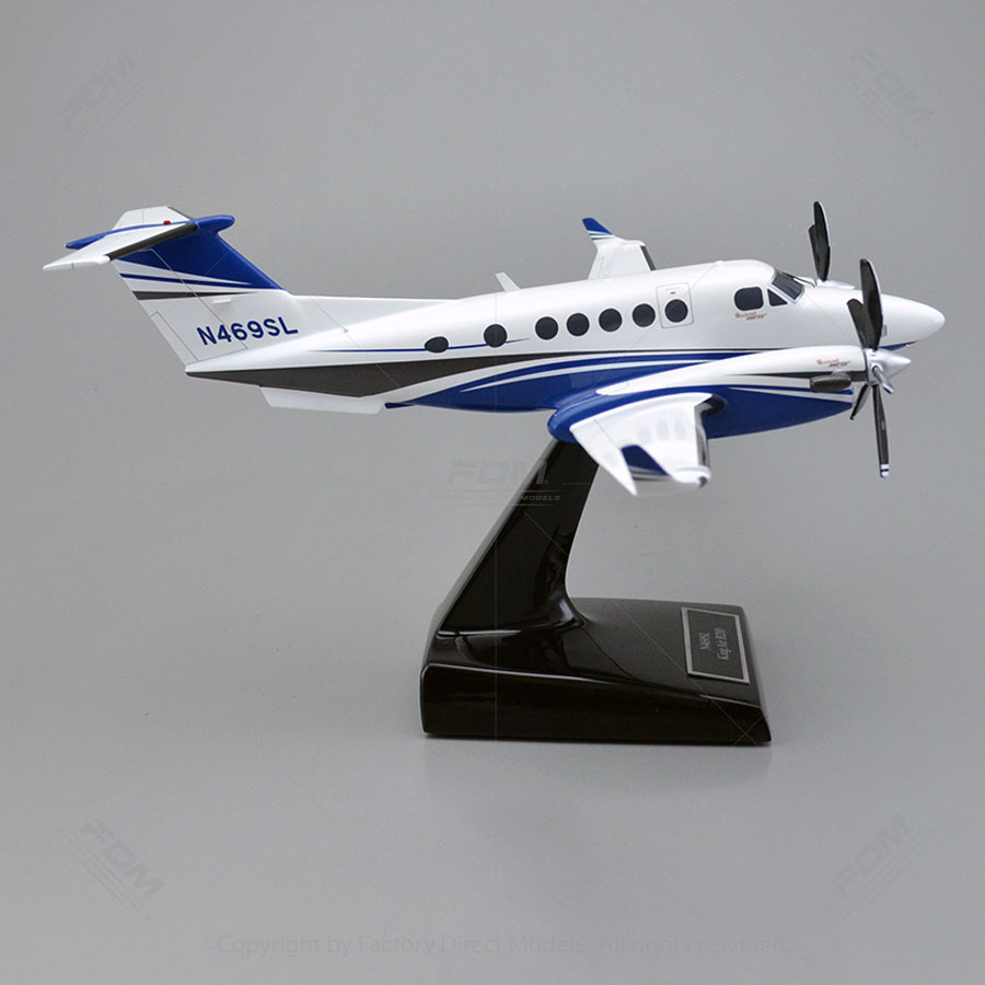 Custom-Made Beech B200 Super King Air Model Plane | Factory Direct Models