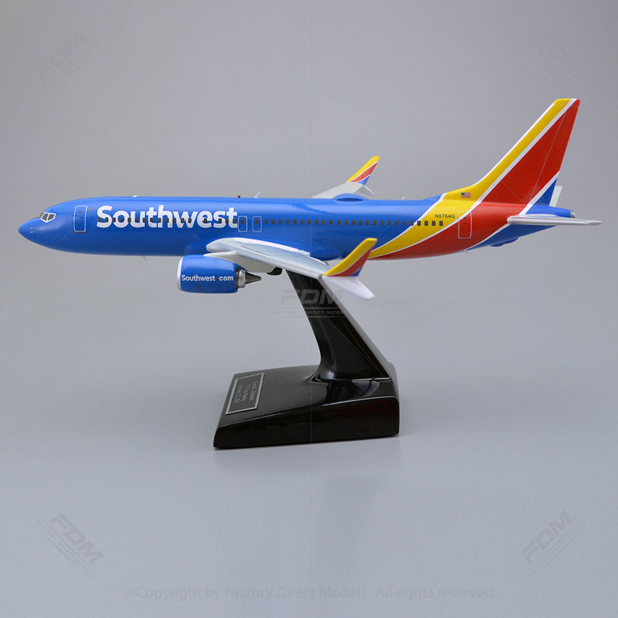 Custom-Made Boeing 737 MAX 8 Southwest Airlines Model Plane | Factory ...