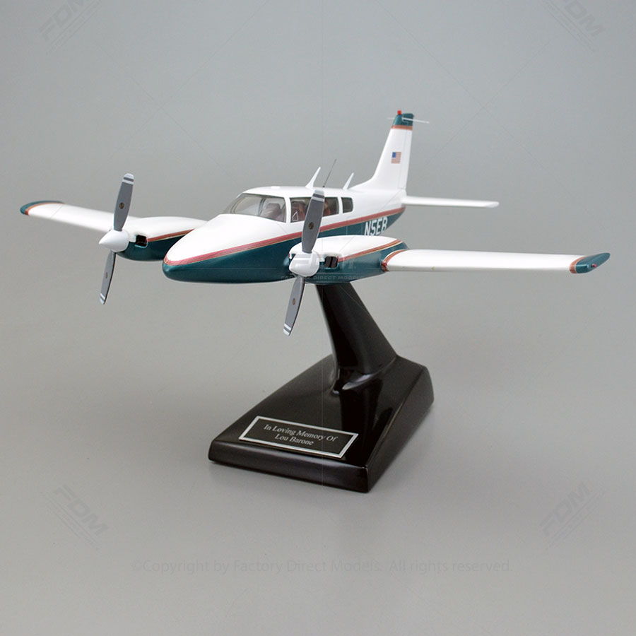 Custom-Made Piper PA-30 Twin Comanche Model Plane | Factory Direct Models