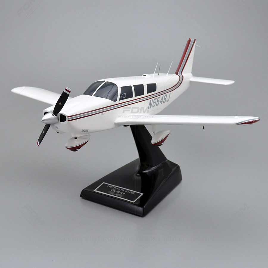 Custom-Made Piper PA-32-260 Cherokee Six Model Plane | Factory Direct ...