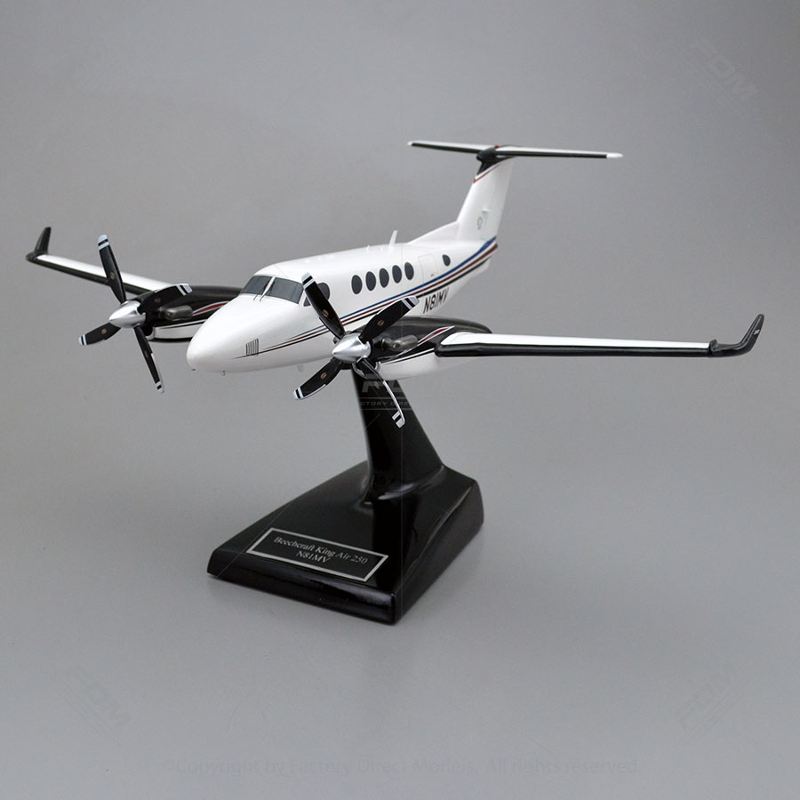 Custom-Made Beechcraft King Air 250 Model Plane | Factory Direct Models