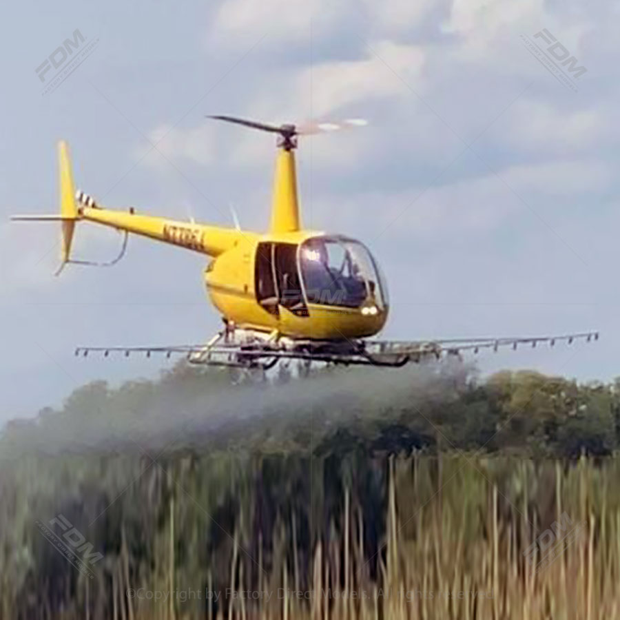 Custom-Made Robinson R44 Raven I Helicopter Model | Factory Direct Models