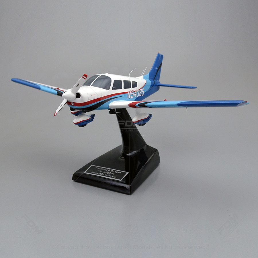 Custom-Made Piper PA-28-151 Cherokee Warrior Airplane Model | Factory ...