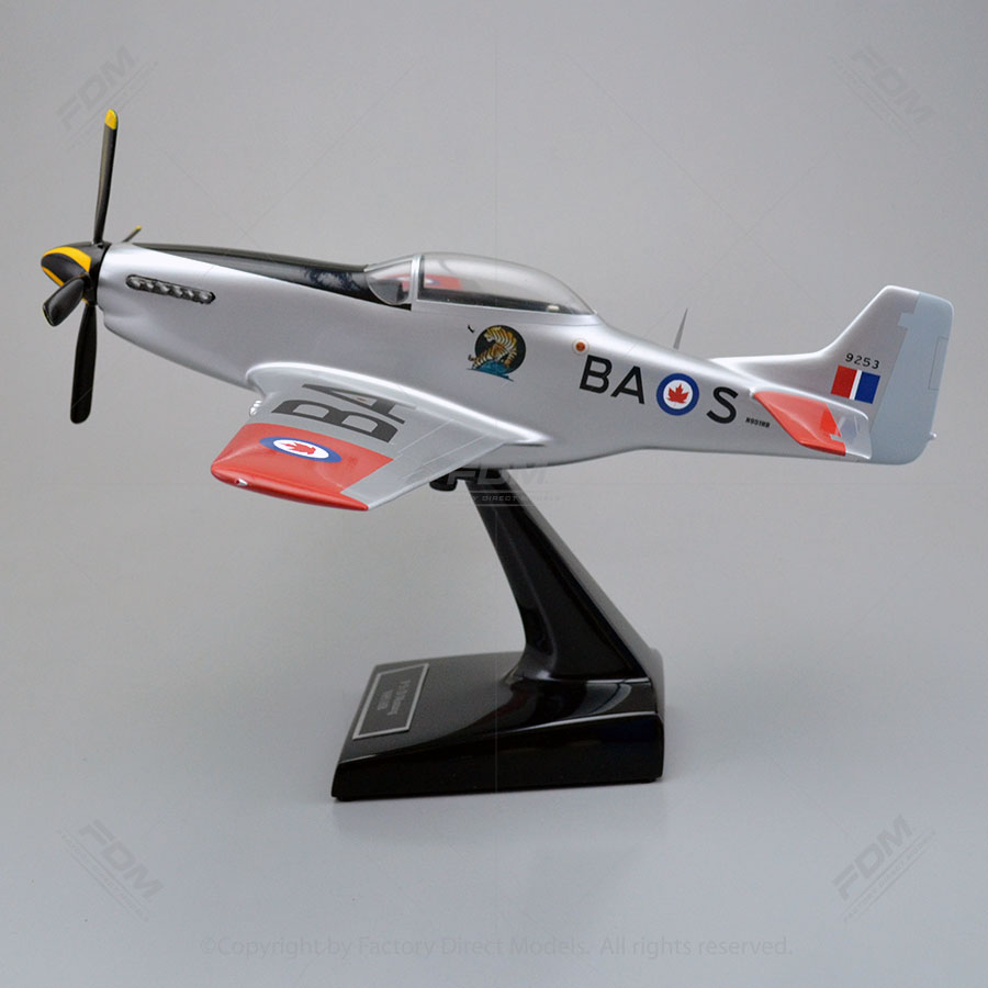 Custom-Made North American P-51D Mustang Airplane Model | Factory ...