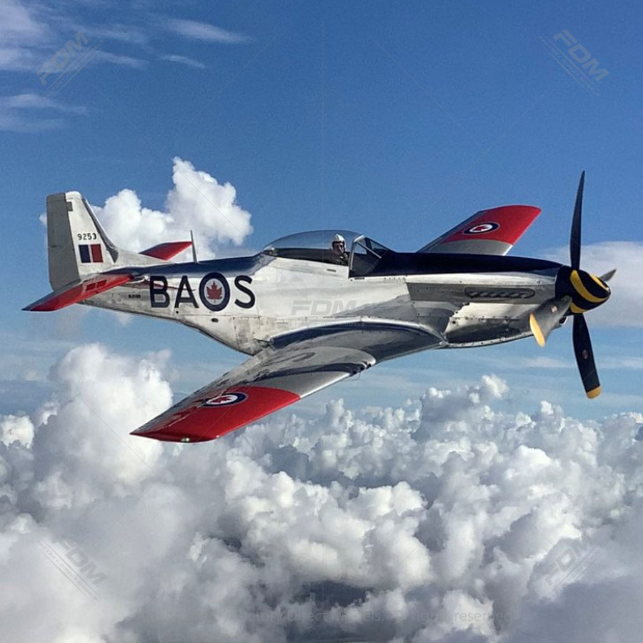 Custom-Made North American P-51D Mustang Airplane Model | Factory ...
