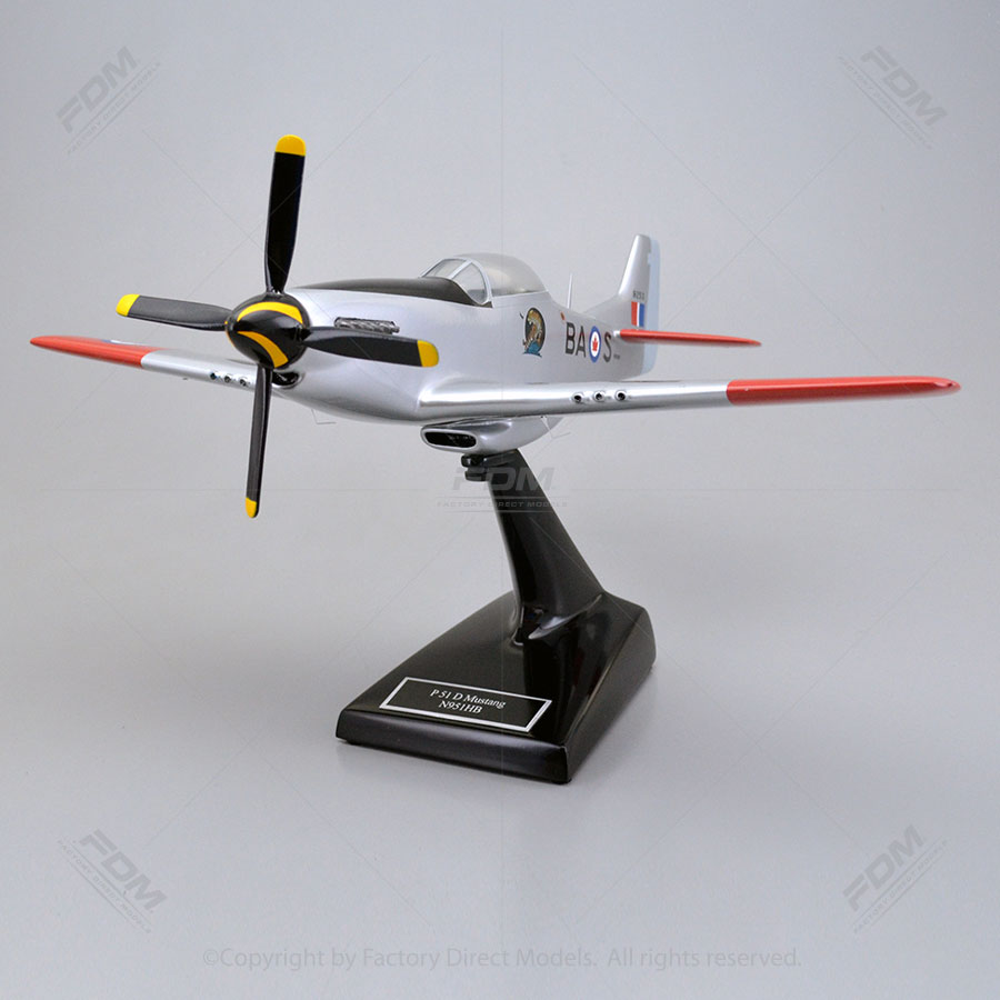 Custom-Made North American P-51D Mustang Airplane Model | Factory ...