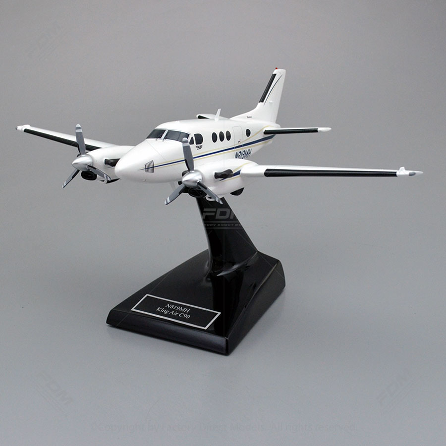 Custom-Made Beech C90A King Air Airplane Model | Factory Direct Models