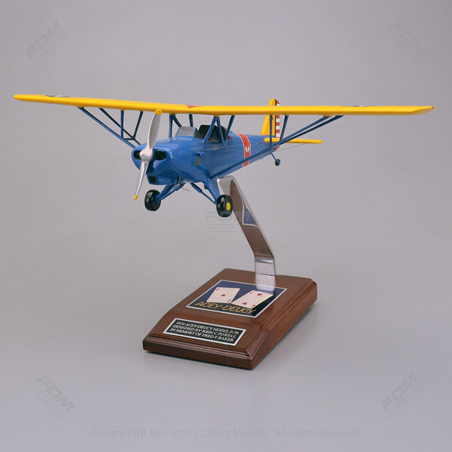 Custom-Made Powell P-70 Acey Deucy Airplane Model | Factory Direct Models