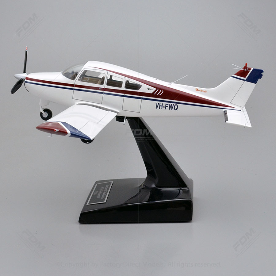 Beechcraft A23-24 Musketeer Super III Airplane Model | Factory Direct ...