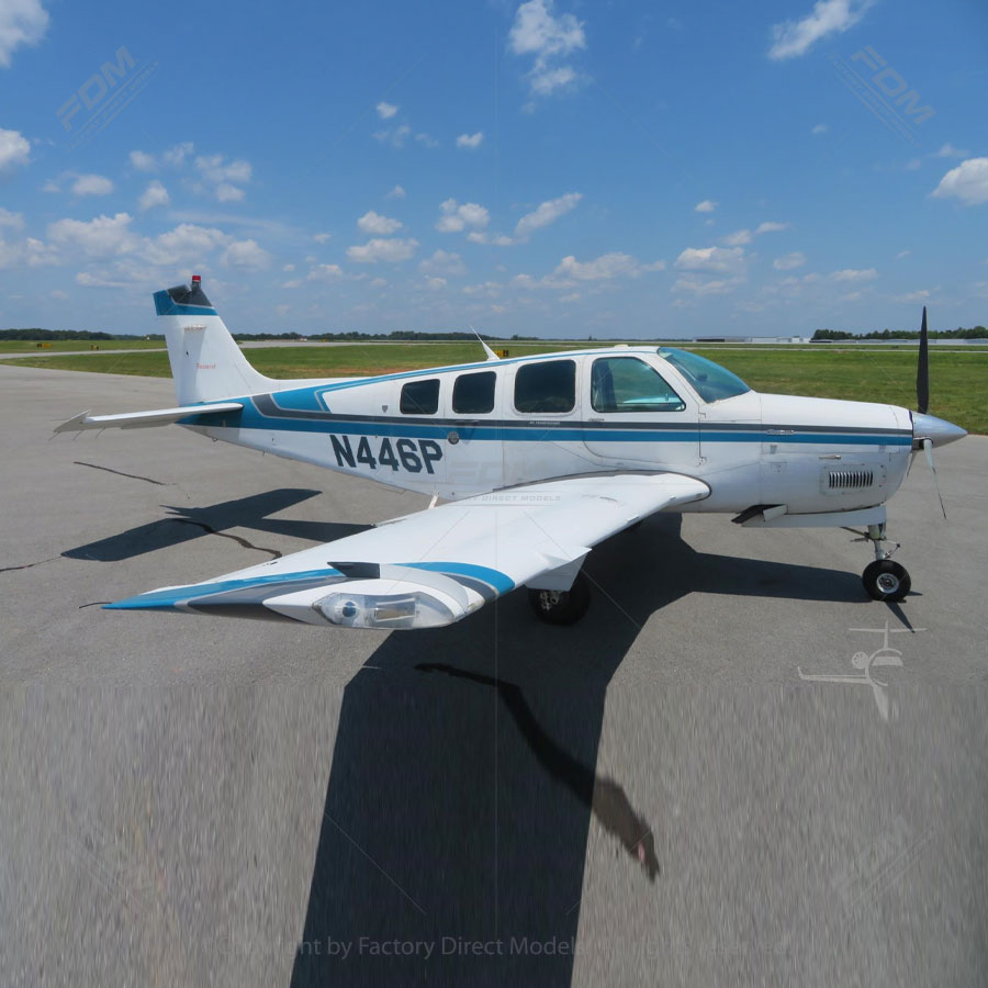 Custom-Made Beech A36 Bonanza Airplane Model | Factory Direct Models