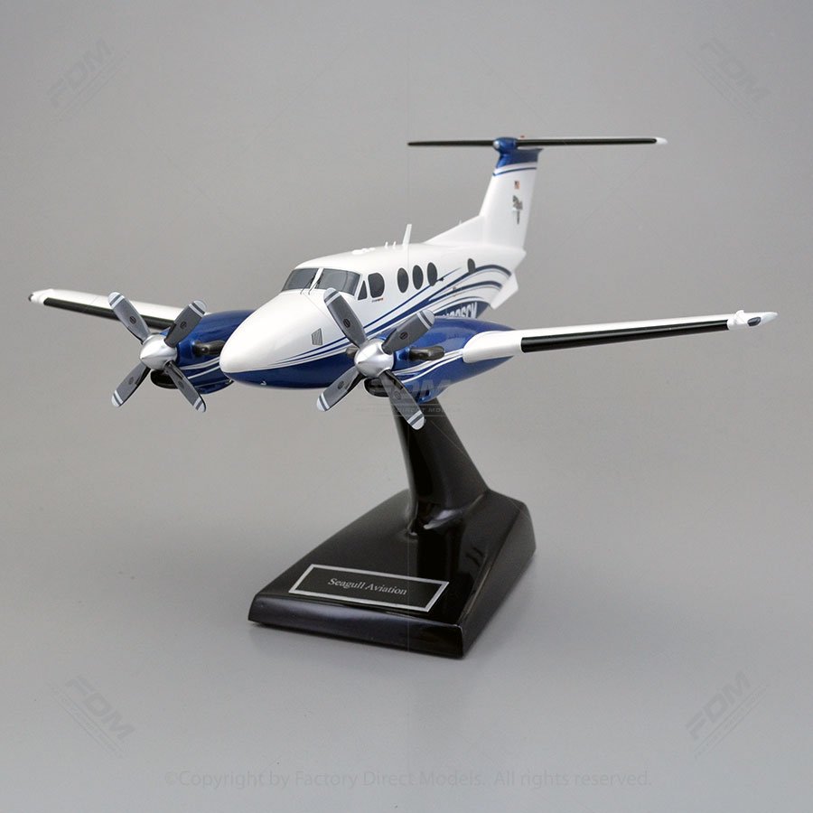 Custom-Made Beech F90 King Air Airplane Model | Factory Direct Models