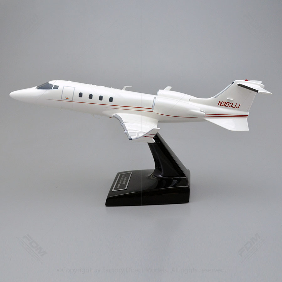 Custom-Made Learjet 25 Airplane Model | Factory Direct Models