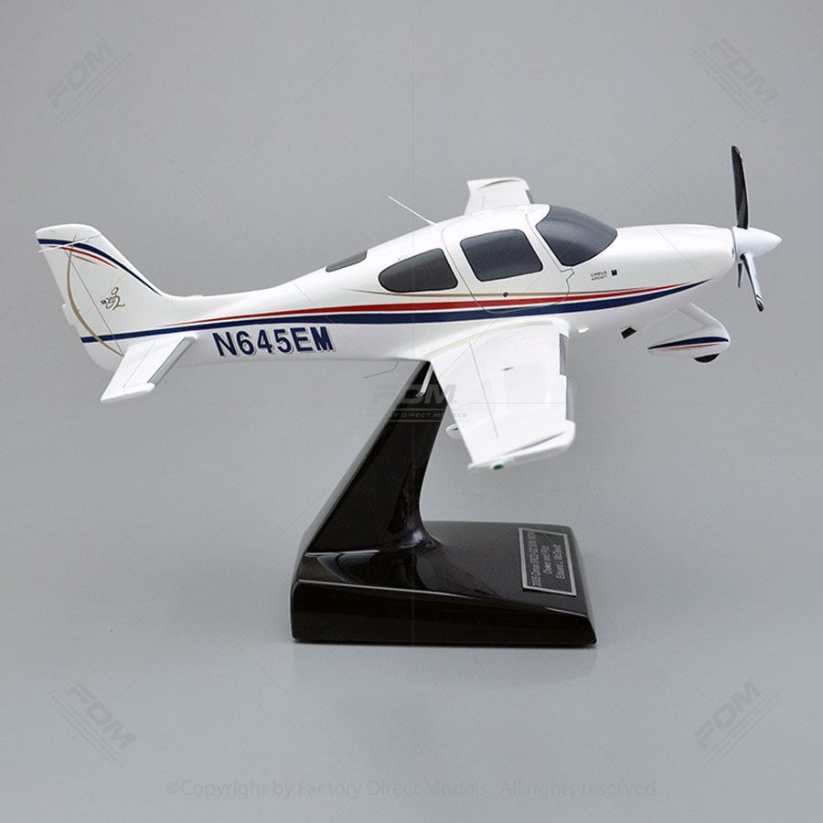 Custom-Made Cirrus SR22 Airplane Model | Factory Direct Models