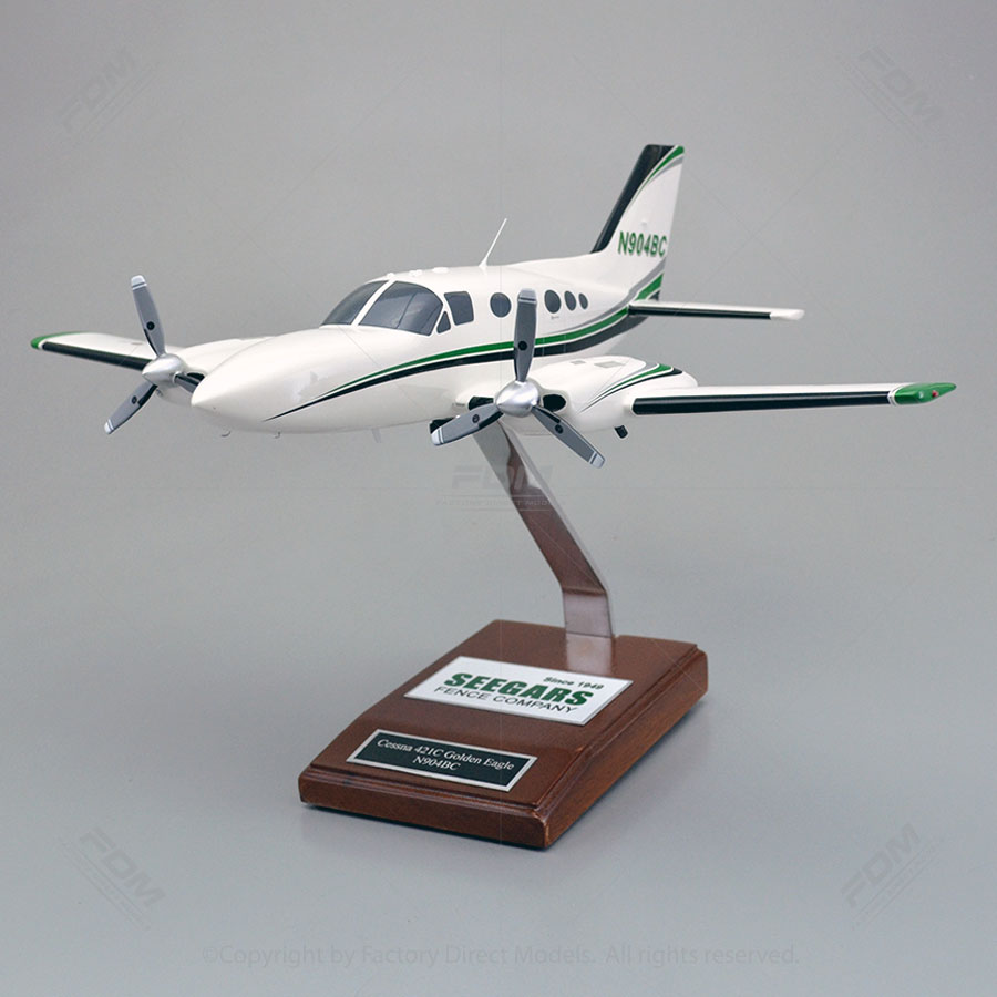 Cessna 421C Golden Eagle Airplane Model | Factory Direct Models