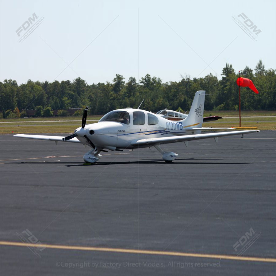 Custom-Made Cirrus SR20 Airplane Model | Factory Direct Models