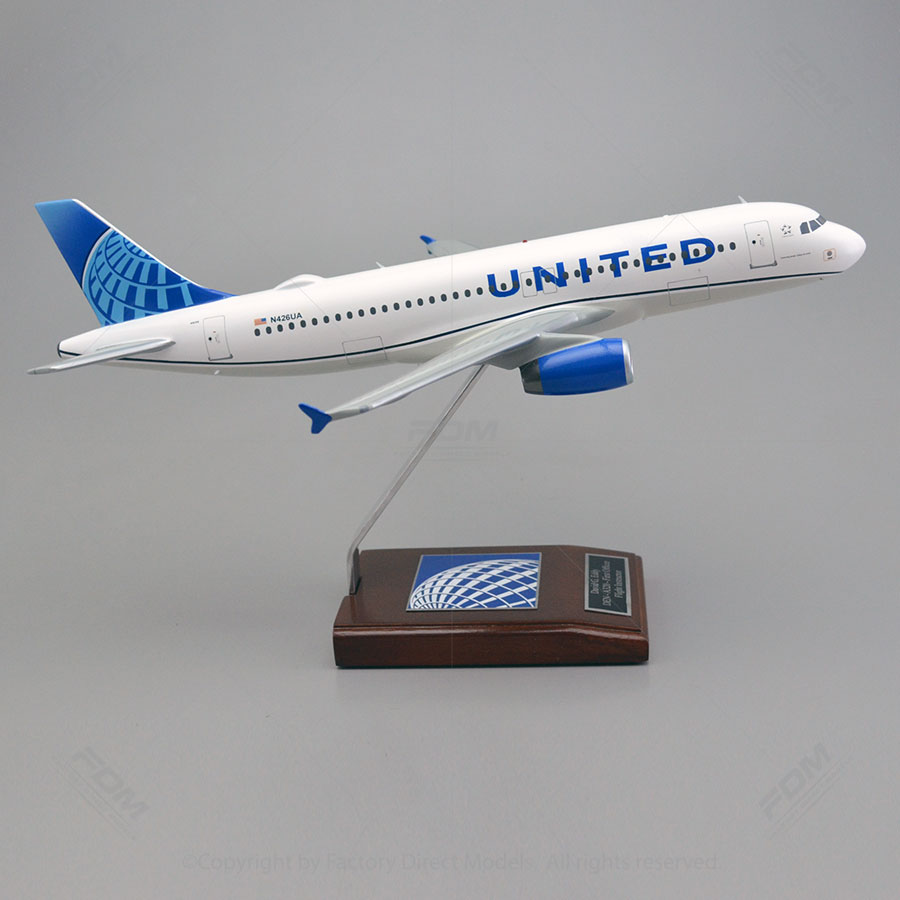 Airbus A320-232 United Airlines Airplane Model | Factory Direct Models