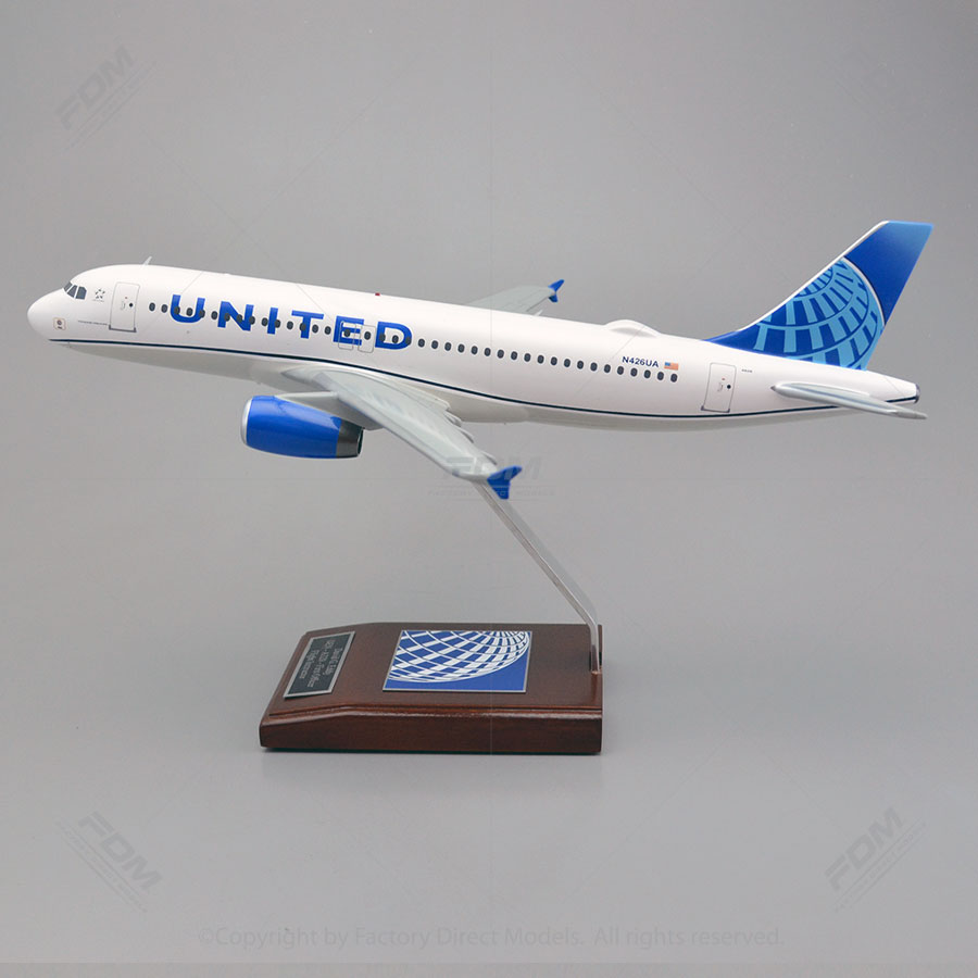 Airbus A320-232 United Airlines Airplane Model | Factory Direct Models