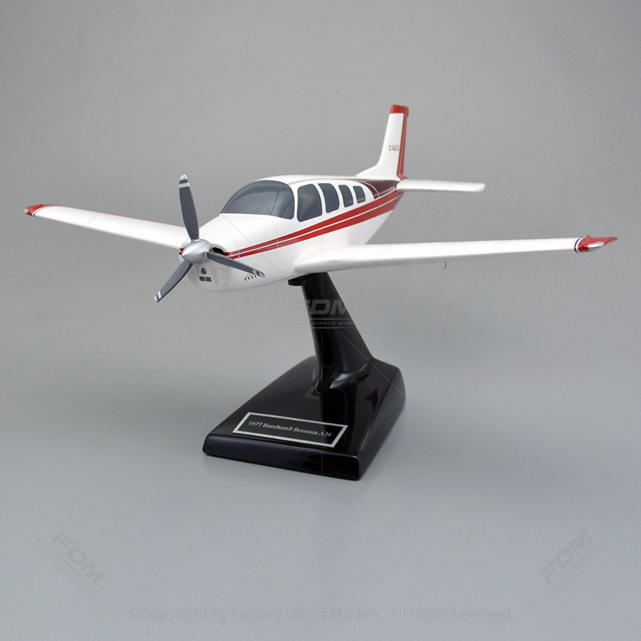 Beechcraft Bonanza A36 Airplane Model | Factory Direct Models
