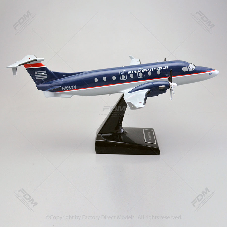 Beechcraft 1900D US Airways Express Airplane Model | Factory Direct Models