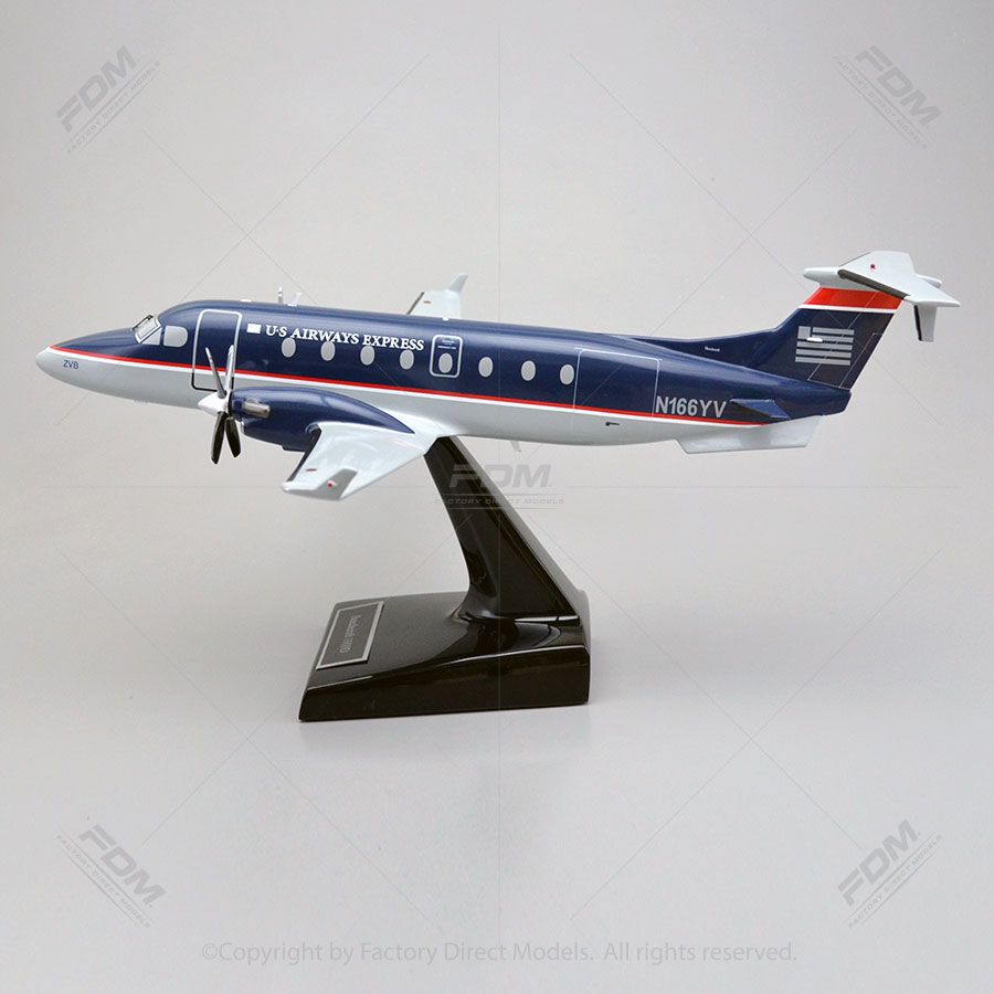 Beechcraft 1900D US Airways Express Airplane Model | Factory Direct Models
