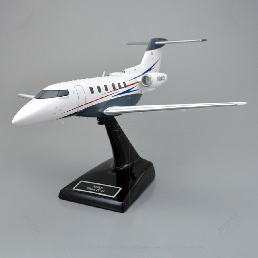 Custom-Made Pilatus PC-24 Airplane Model | Factory Direct Models