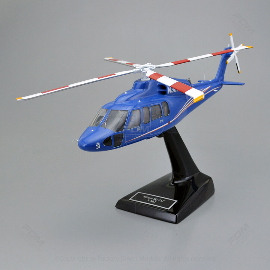 Custom-Made Sikorsky S-76D Helicopter Model | Factory Direct Models