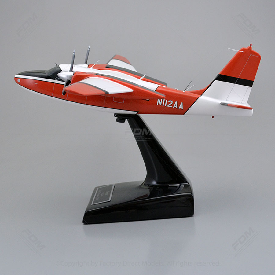 Custom-Made Aero Commander 500-B Airplane Model | Factory Direct Models