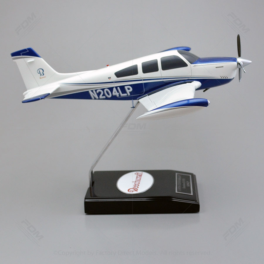 Custom-Made Beech F33A Bonanza Airplane Model | Factory Direct Models